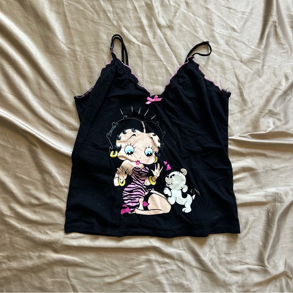 Betty Boop | Tops | Betty Boop Graphic Cami Top | Poshmark
